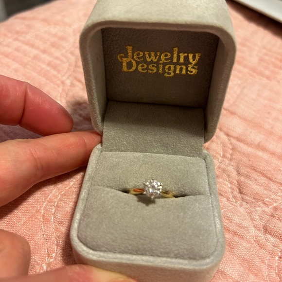 Jewelry Designs | Jewelry | Princess Setting Womens 4k Engagement Ring ...